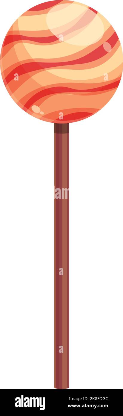 Lollipop icon cartoon vector. Candy cake pop. Sugar stick Stock Vector ...