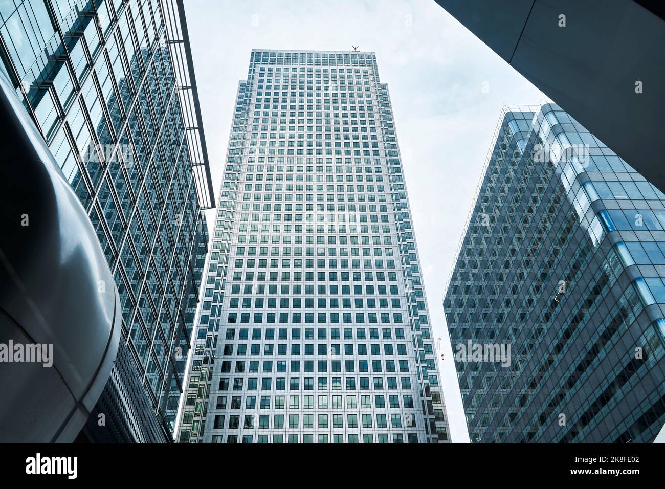 Modern skyscrapers in front of sky Stock Photo - Alamy