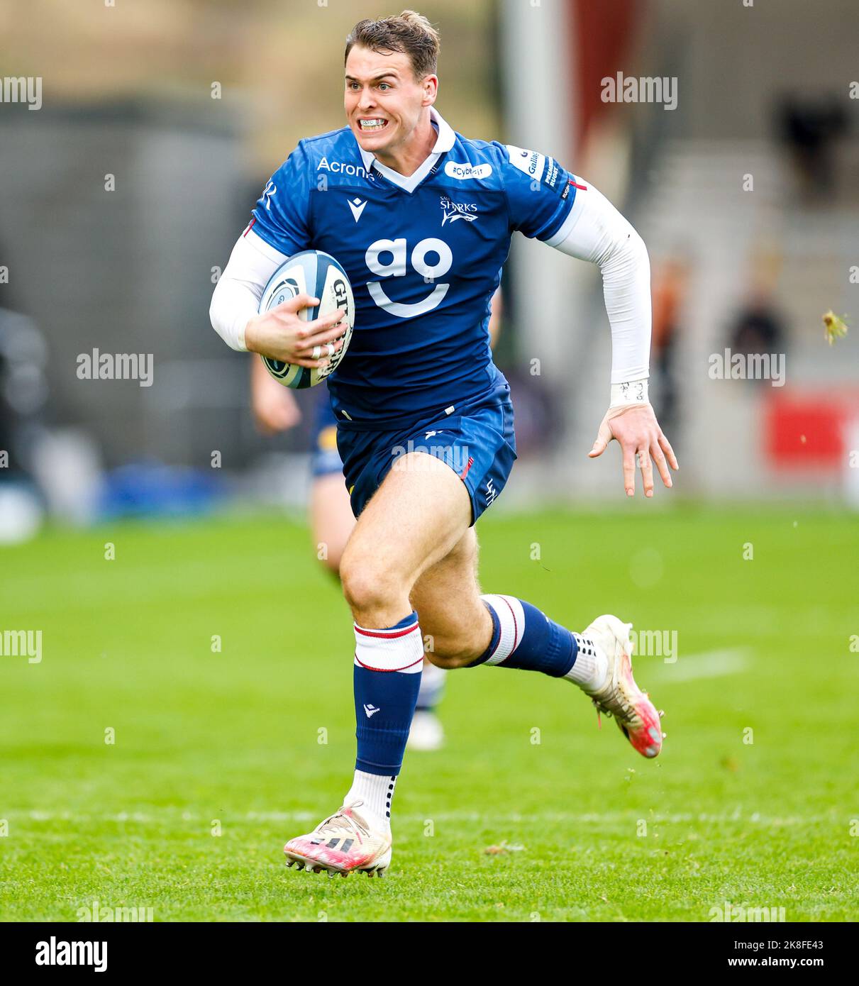 AJ Bell Stadium, Sale, UK. 23rd Oct, 2022. Gallagher Premiership rugby ...