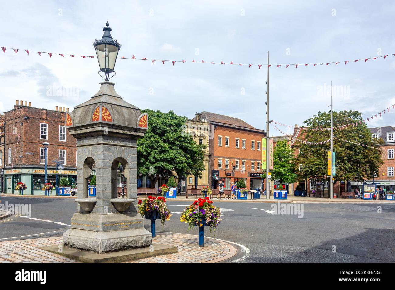 17th century Morpeth Clock Tower, Market Place, Morpeth, Northumberland ...