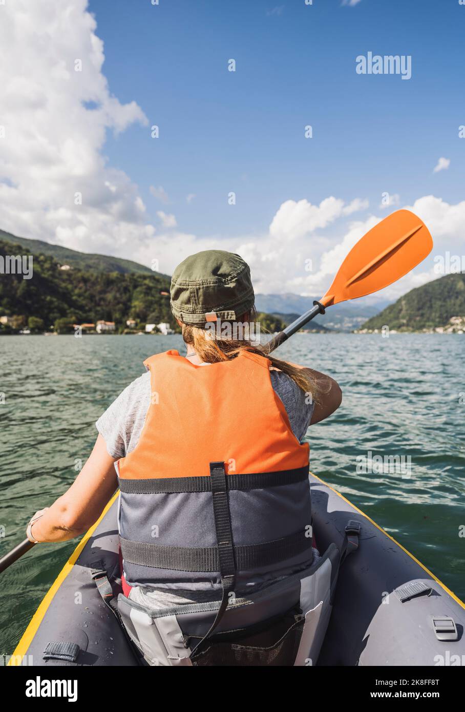 Kayak woman mature hi-res stock photography and images - Alamy
