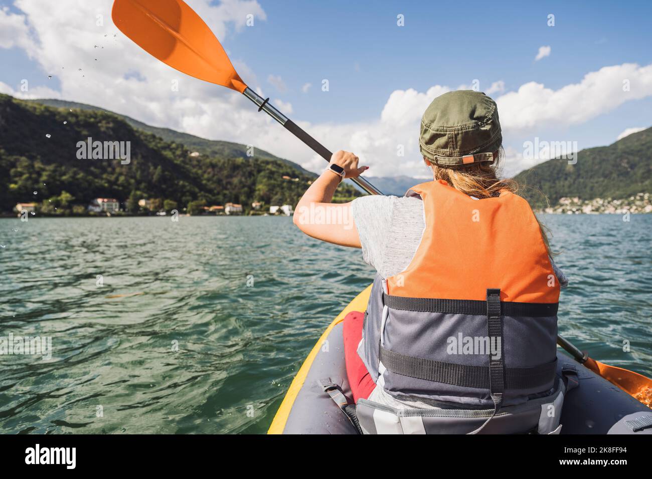 Kayak woman mature hi-res stock photography and images - Alamy