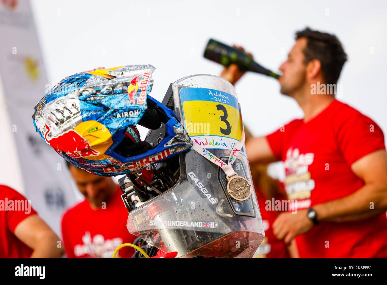 Medals during the Stage 4 of the Andalucia Rally 2022, 4th round of the ...