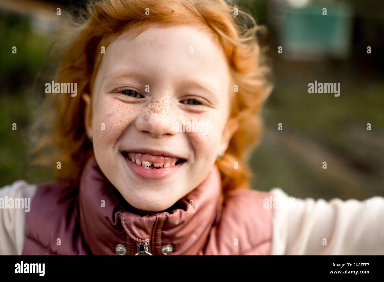 Happy freckles hi-res stock photography and images - Alamy