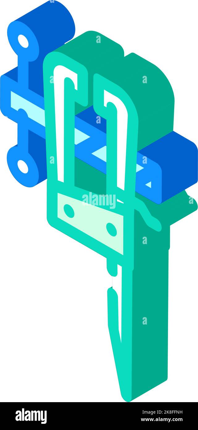 leg vice isometric icon vector illustration Stock Vector Image & Art ...