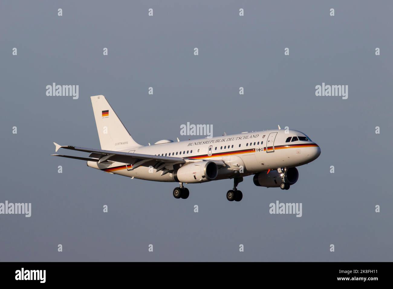 15+02 1502 Airbus A319 Luftwaffe German Air Force Cologne Bonn Airport ...