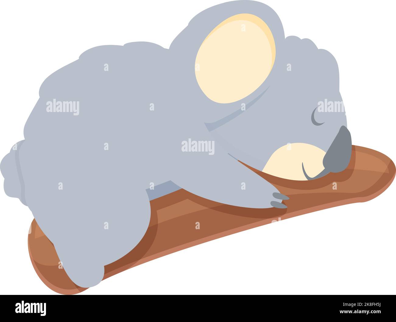 Sleeping koala icon cartoon vector. Bear animal. Tree baby Stock Vector ...