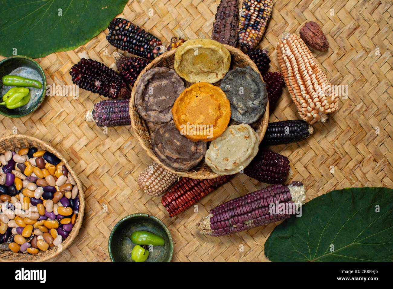 Traditional Mexican food and ingredients Stock Photo - Alamy