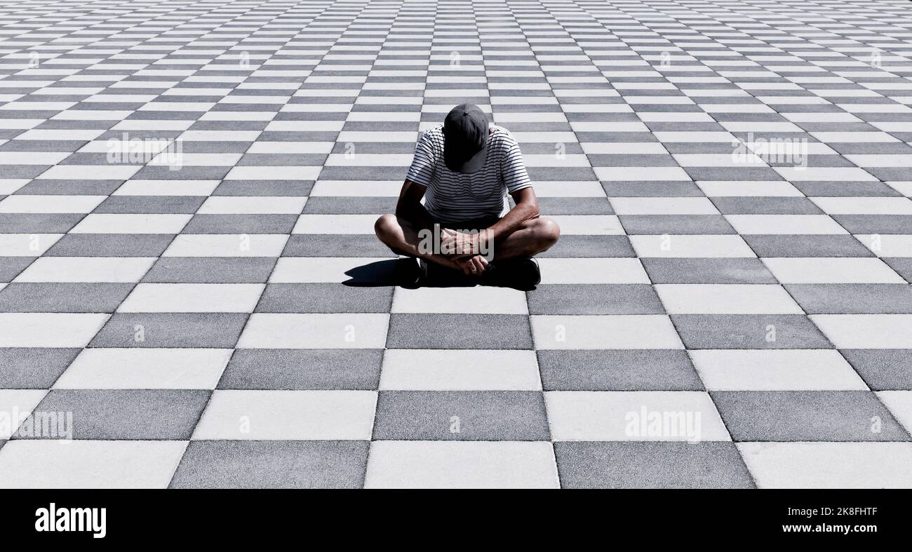 Male person in checkered hi-res stock photography and images - Alamy