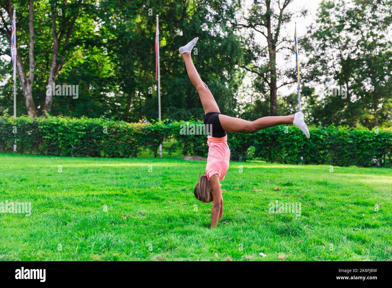 Girl lawn hi-res stock photography and images - Alamy