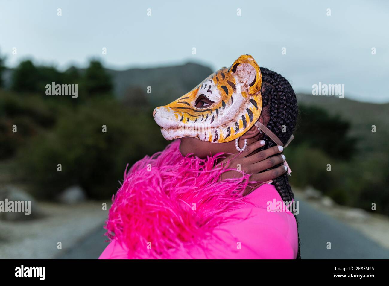 Tiger mask hi-res stock photography and images - Alamy