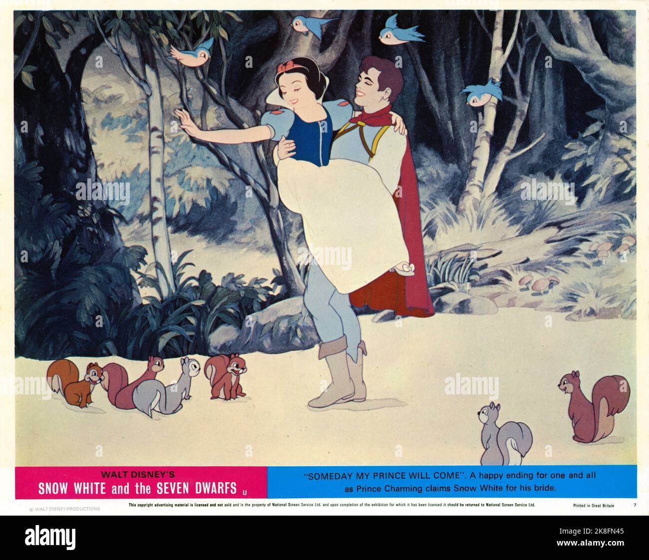 Snow White and the Prince in WALT DISNEY's SNOW WHITE AND THE SEVEN ...