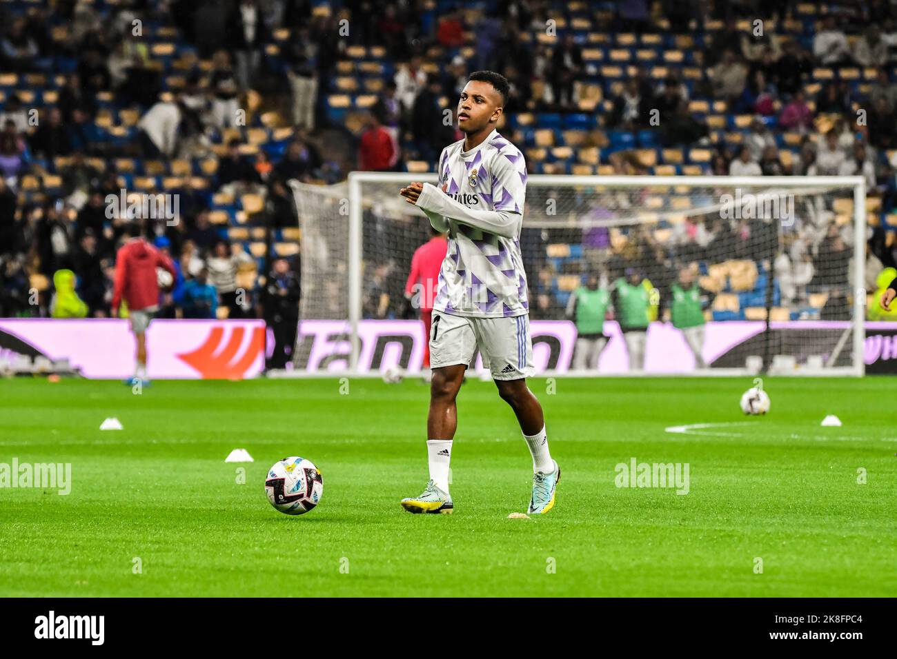 MADRID, SPAIN - OCTOBER 22: Rodrygo of Real Madrid CF during the match ...