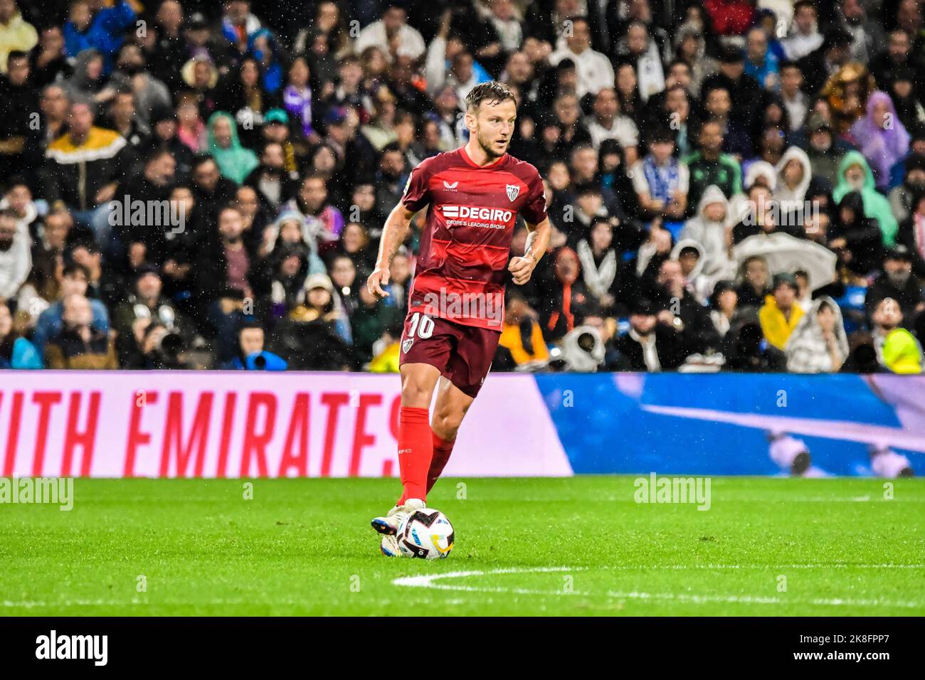 MADRID, SPAIN - OCTOBER 22: Ivan Rakitic of Sevilla CF during the match ...