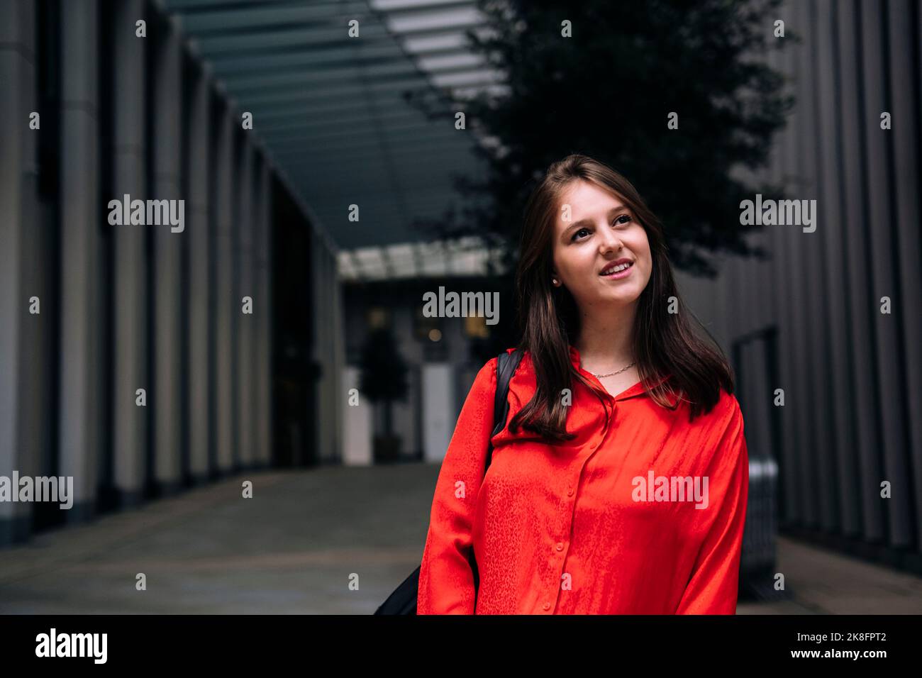 Person wearing red shirt hi-res stock photography and images - Alamy