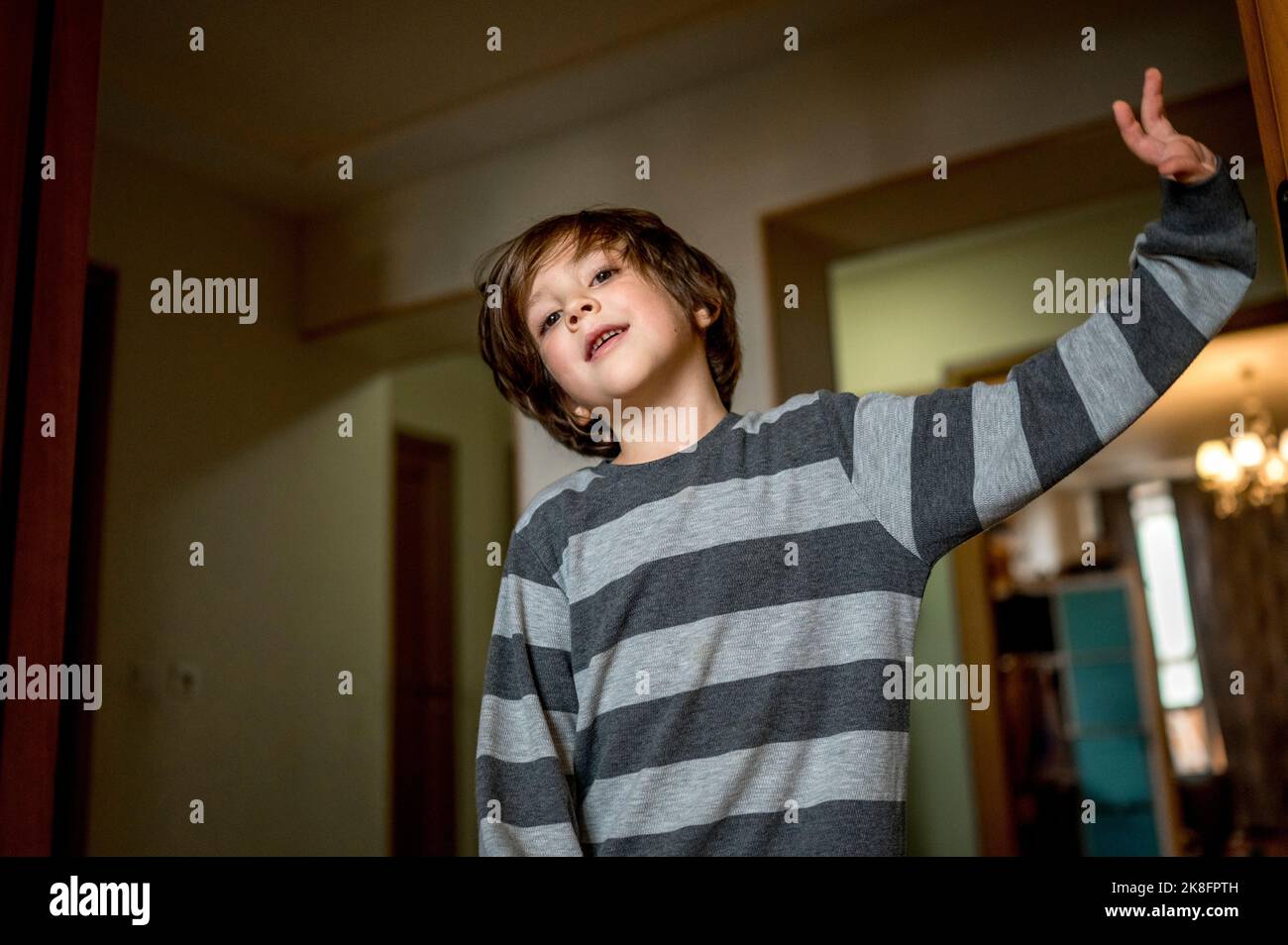 Boy in his room hi-res stock photography and images - Alamy