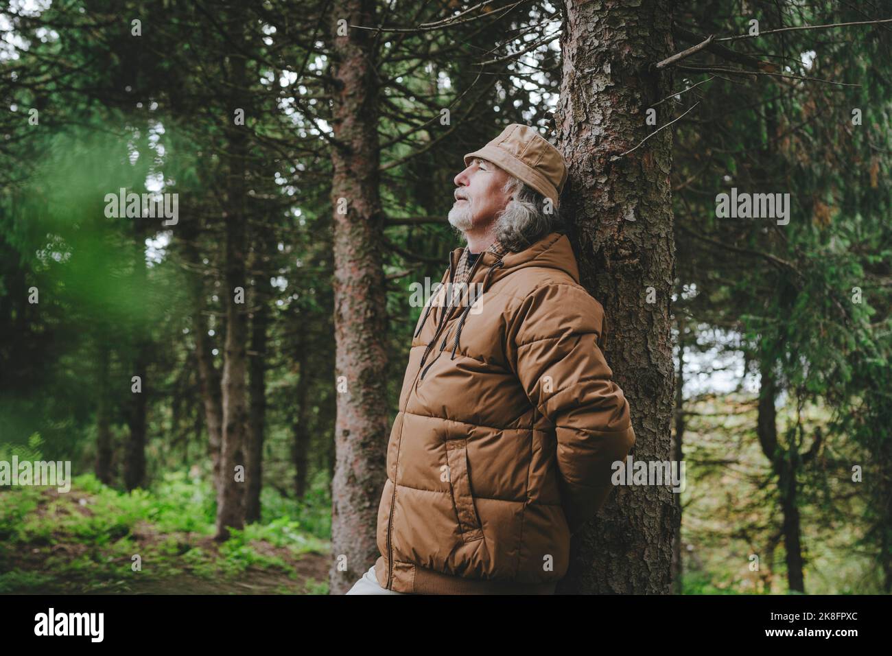 Man standing tree hi-res stock photography and images - Alamy