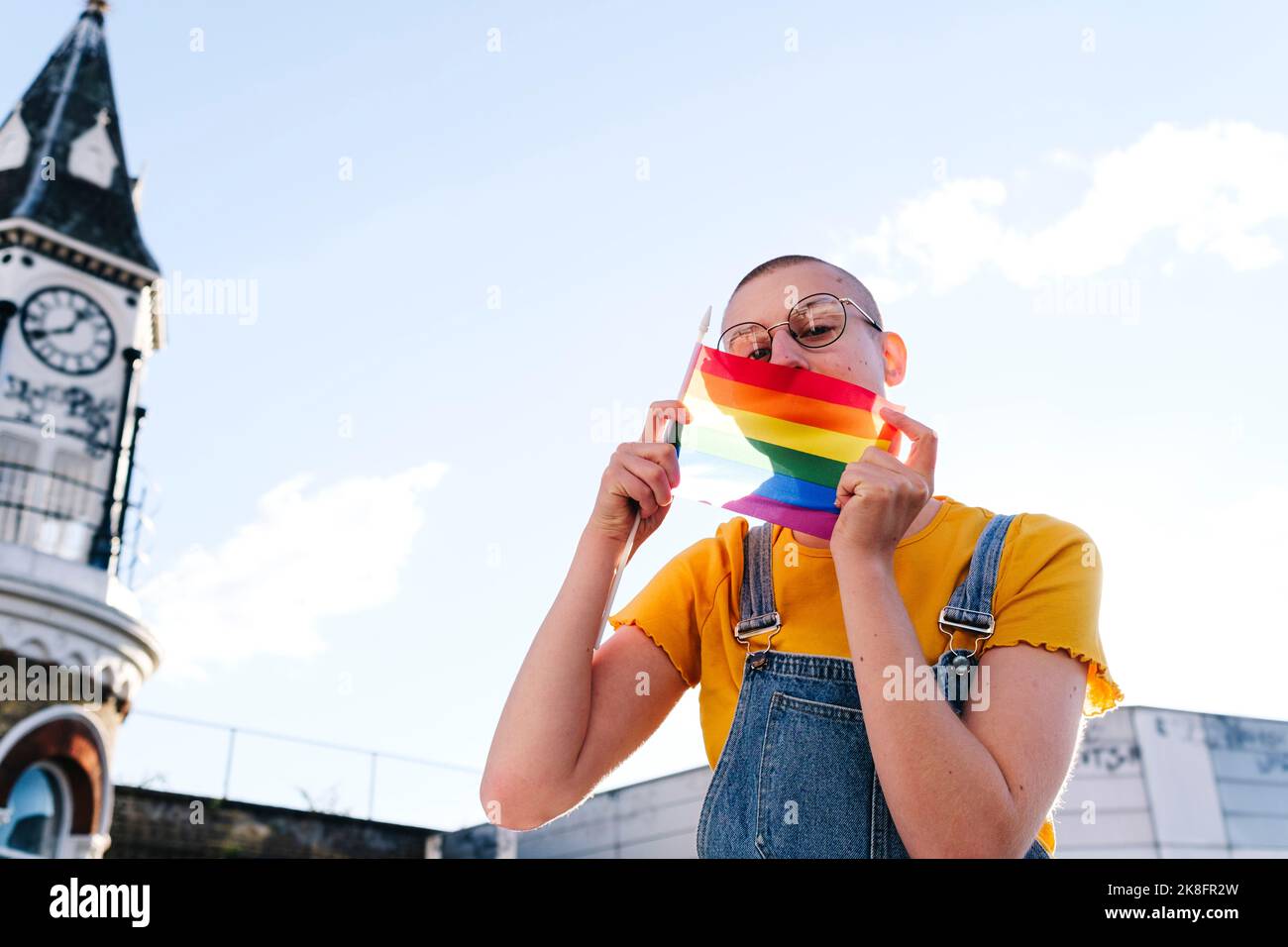 Transgender flag hi-res stock photography and images - Alamy