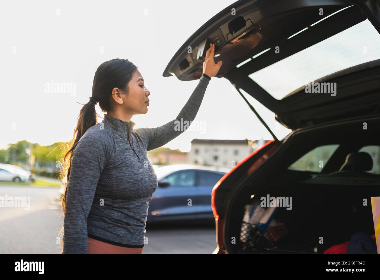 Car trunk door hi-res stock photography and images - Alamy