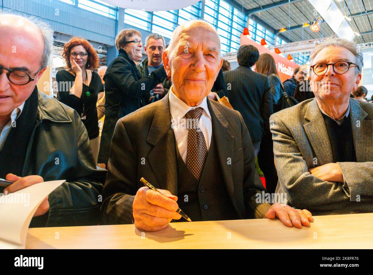 Paris, France, Portrait, Stephane Hessel, French Writer and Philospher ...
