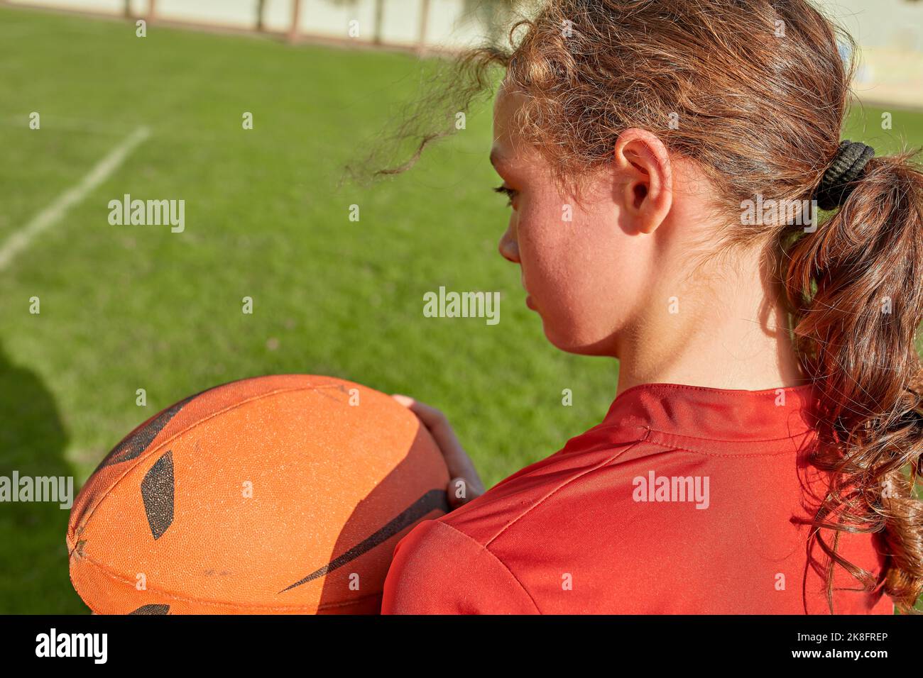 Girl rugby player hi-res stock photography and images - Alamy