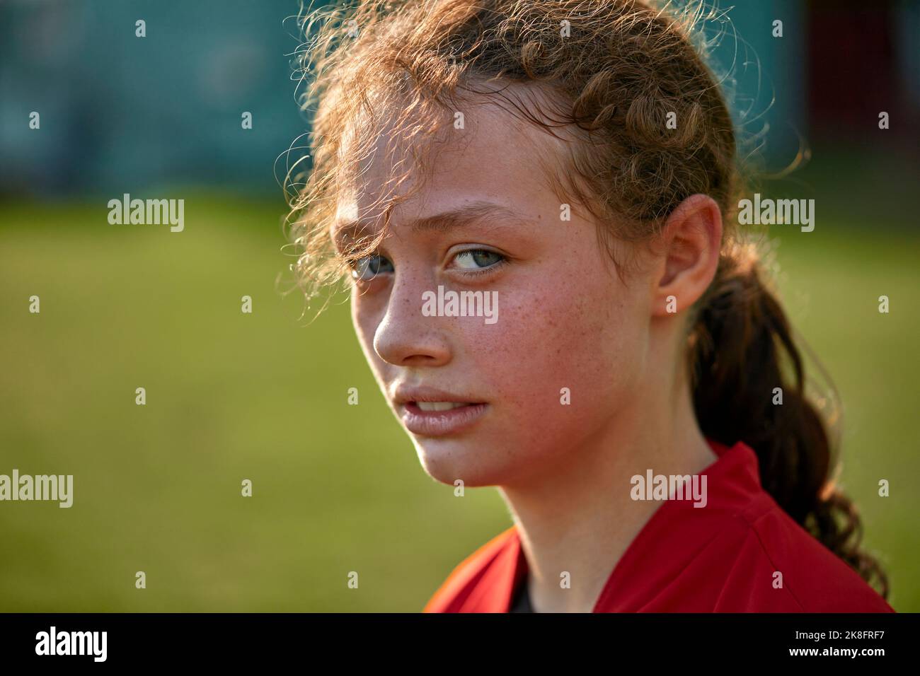 Sad girl on sunny day Stock Photo - Alamy