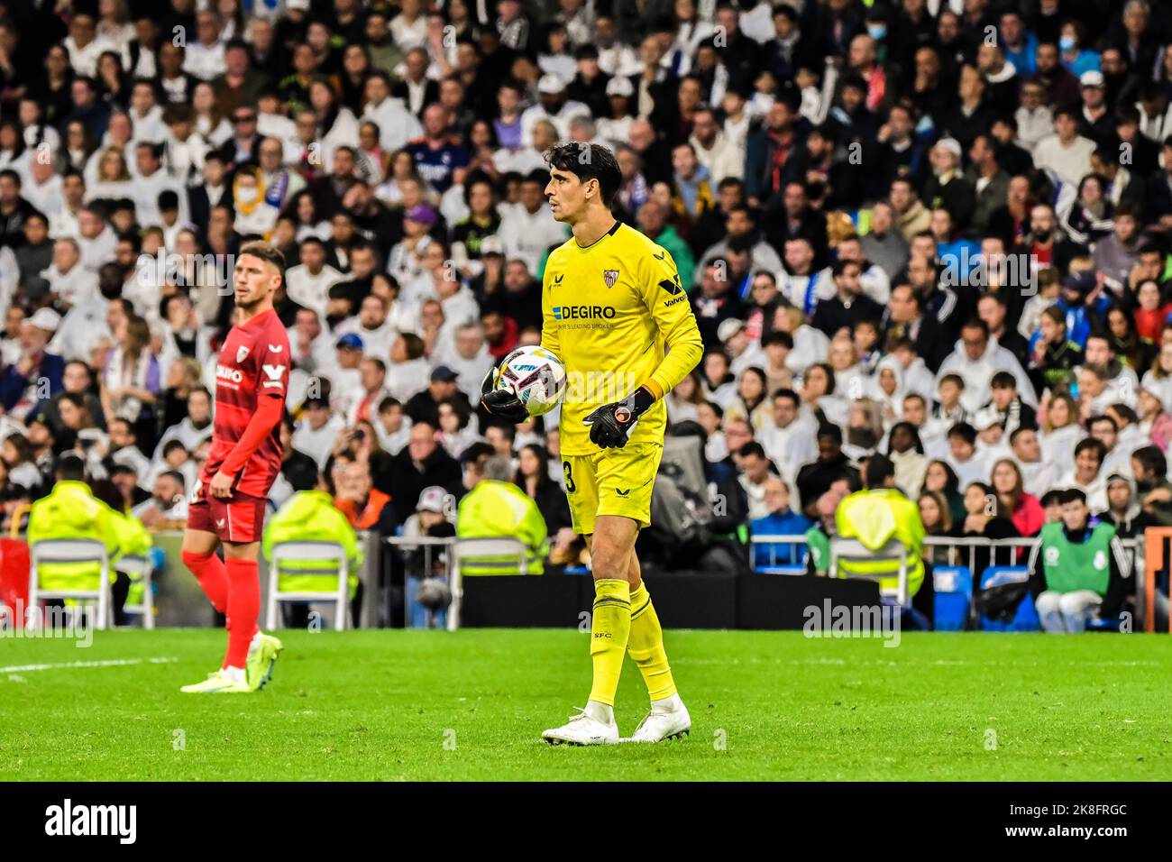 MADRID, SPAIN - OCTOBER 22: Bono of Sevilla CF during the match between ...