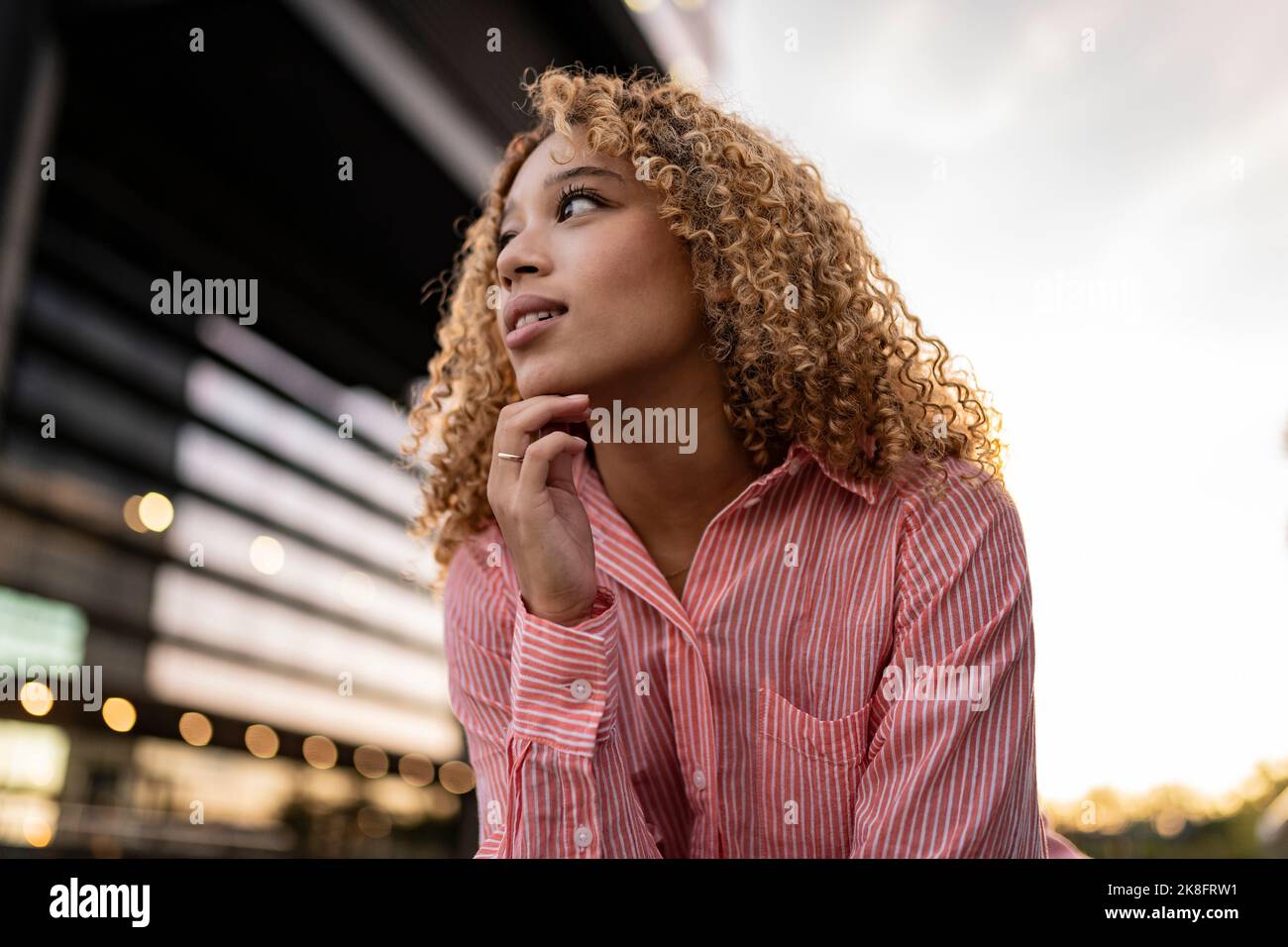 Contemplating the sunset hi-res stock photography and images - Alamy