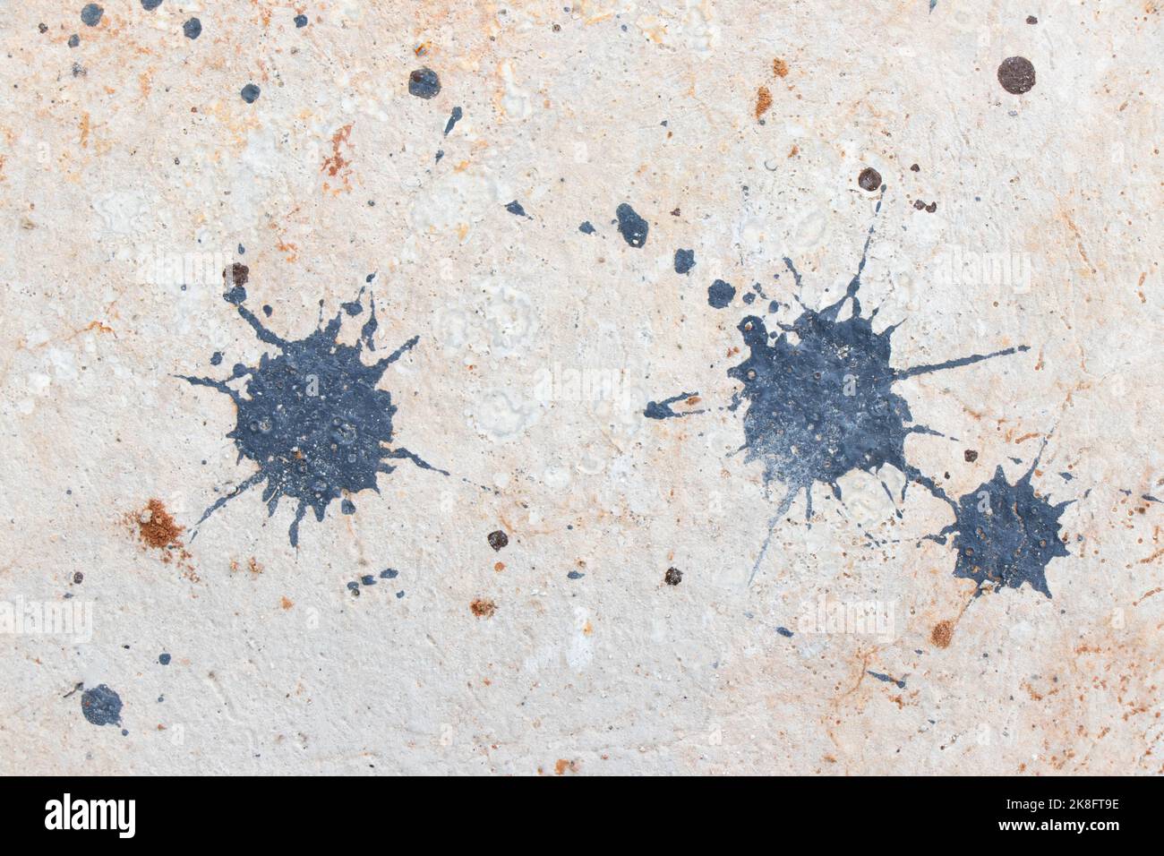 Splash of painting on concrete texture background Stock Photo - Alamy