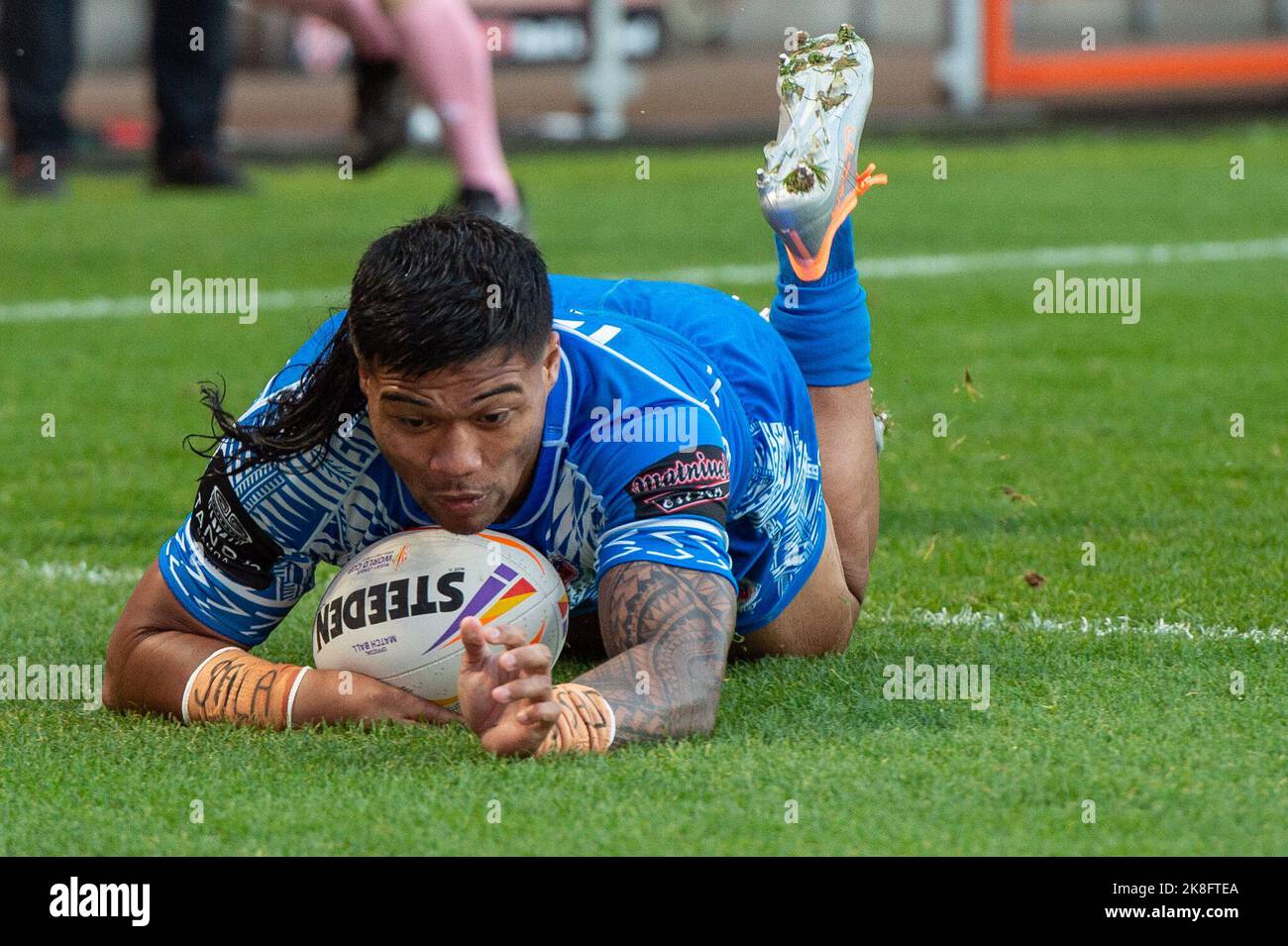 Doncaster, England - 23rd October 2022 - Rugby League World Cup Samoa ...