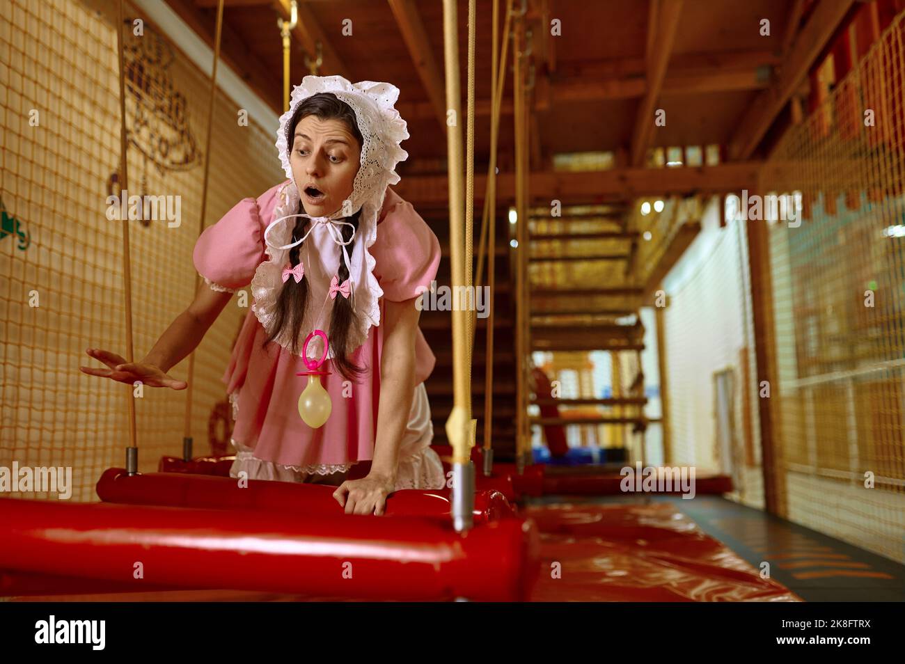 Children playing in the labyrinth hi-res stock photography and images ...