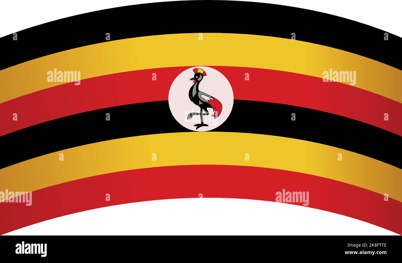 Uganda flag icon cartoon vector. Heroes map. National africa Stock ...