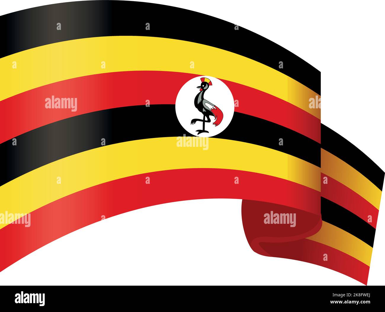 Freedom uganda icon cartoon vector. Flag day. Heroes stand Stock Vector ...