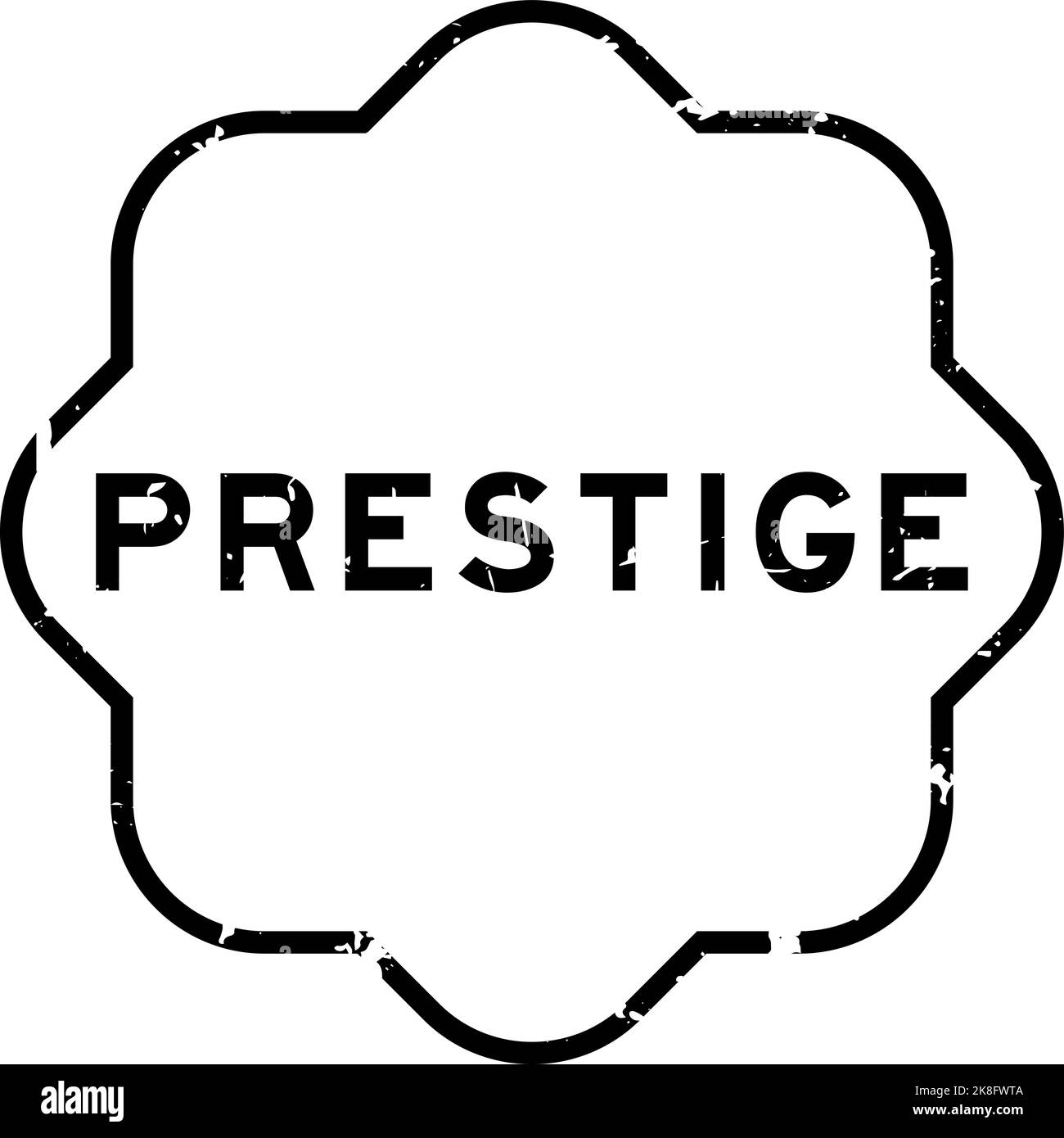 Grunge black prestige word rubber seal stamp on white background Stock Vector Image & Art - Alamy