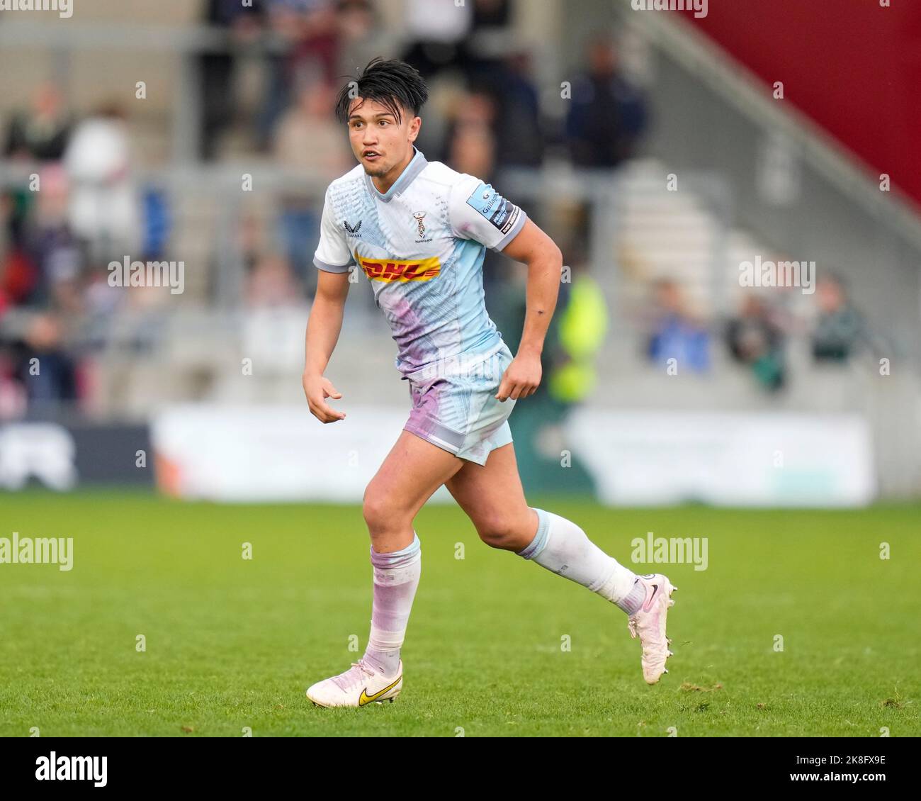 Marcus Smith #10 of Harlequins making his 100th Premiership appearance ...