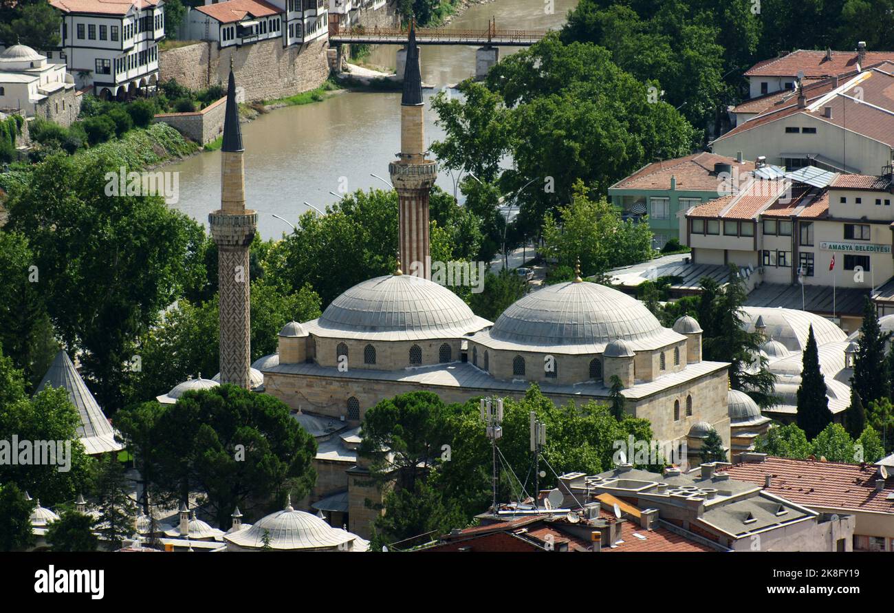 Located in Amasya, Turkey, the Sultan 2.Beyazit Mosque and Complex was ...
