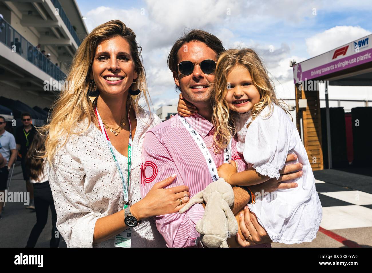 Andy Soucek (AUT) / (ESP) Racing Driver, with his wife Carla Stipek and ...