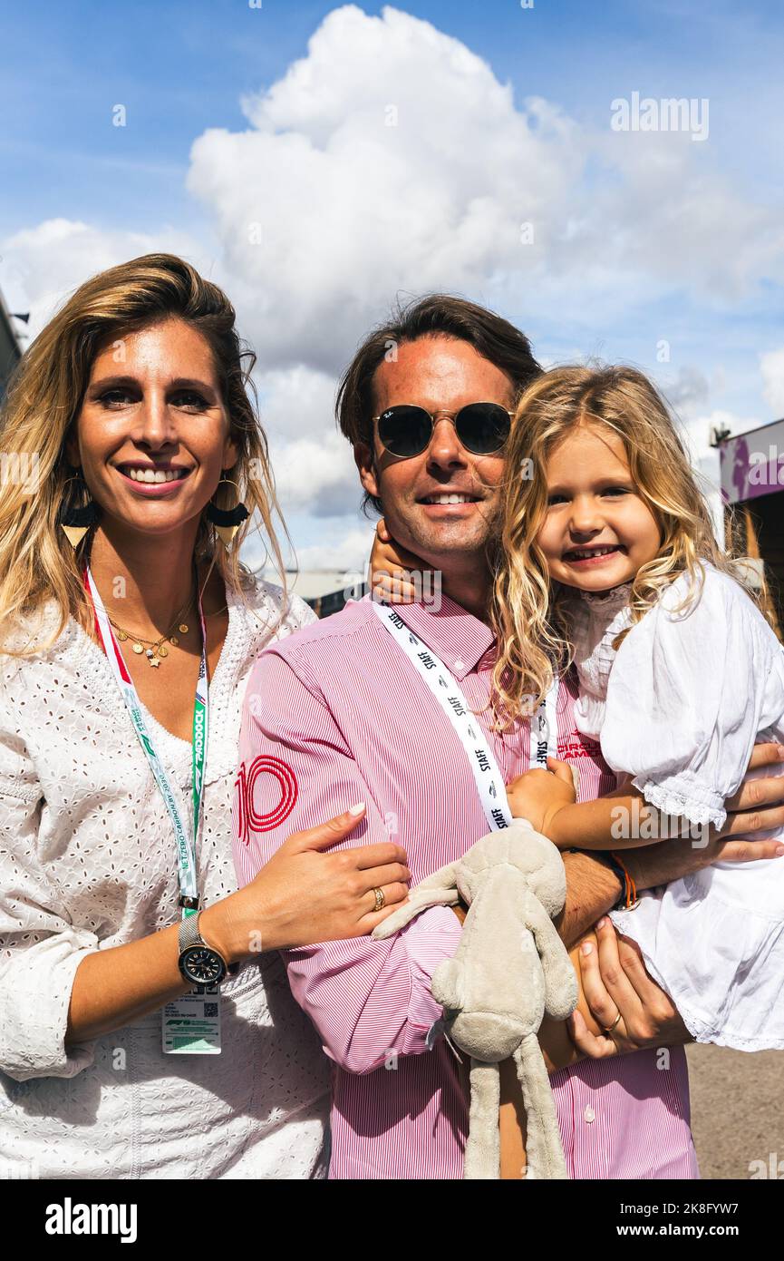 Andy Soucek (AUT) / (ESP) Racing Driver, with his wife Carla Stipek and ...