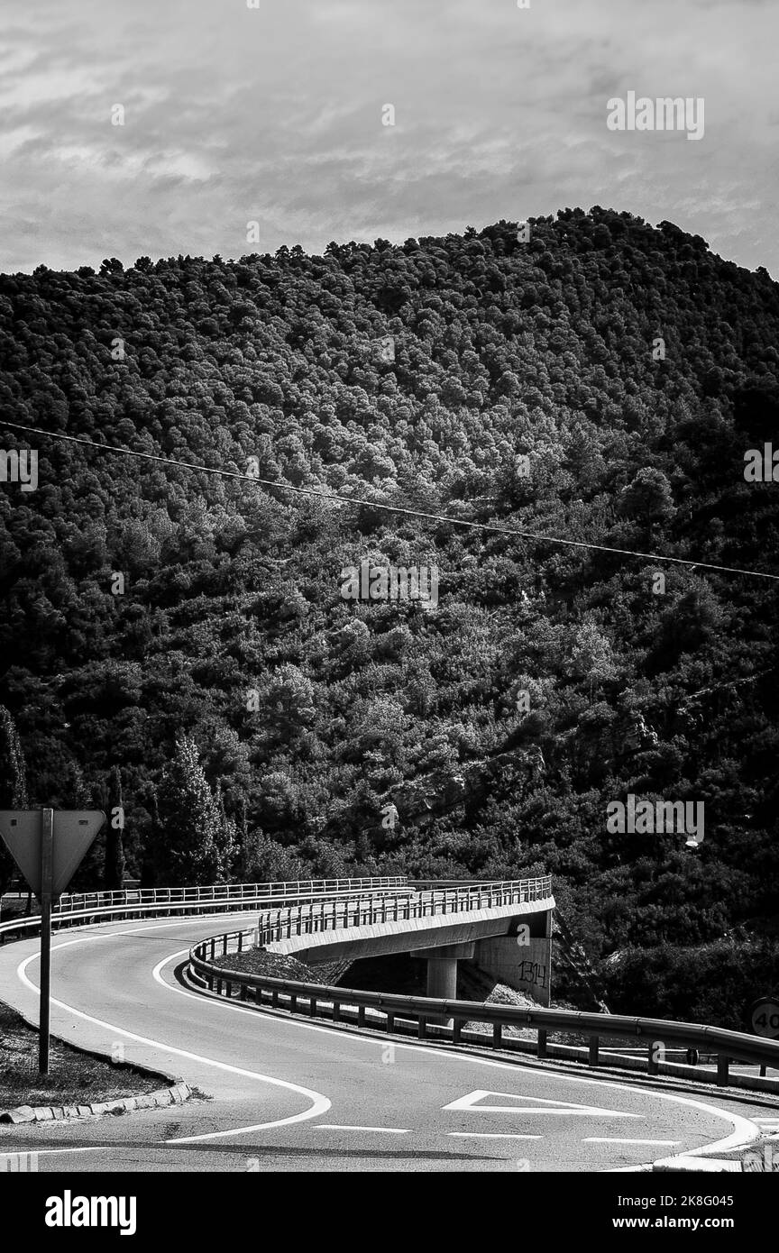 Medieval village of Cardona, province of Barcelona, Catalonia, Spain ...