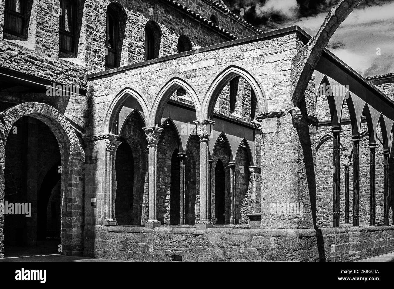 Medieval village of Cardona, province of Barcelona, Catalonia, Spain ...