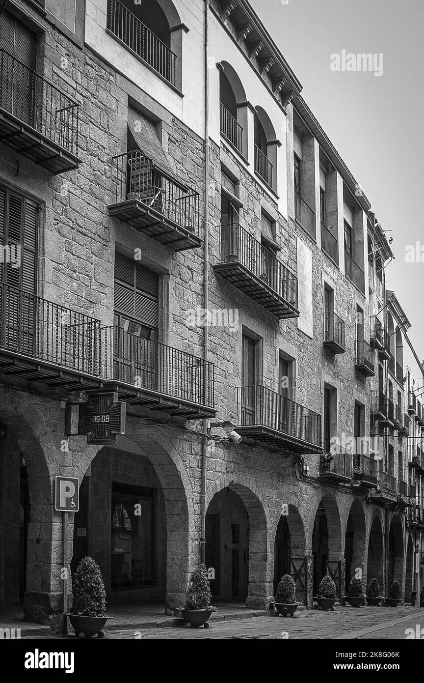 Medieval village of Cardona, province of Barcelona, Catalonia, Spain ...