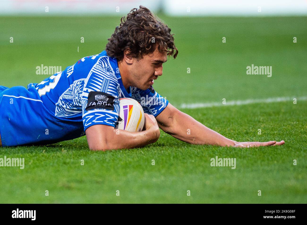 Doncaster, England - 23rd October 2022 - Rugby League World Cup Samoa ...