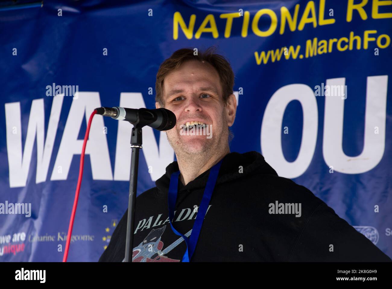 London, UK - 22nd October 2022 - Phil Moorhouse speaking at Parliament ...
