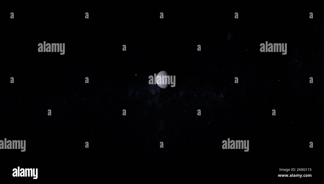 Dwarf Planet 90482 Orcus in the outer space Stock Photo - Alamy