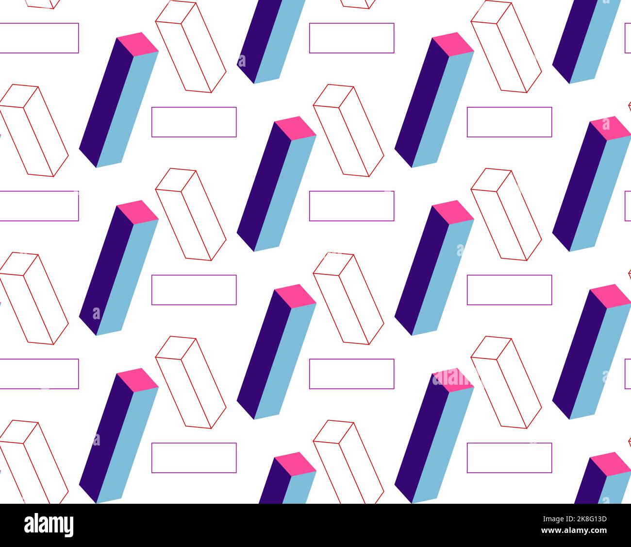 Abstract minimalist vector geometry, punchy forms and colors that ...