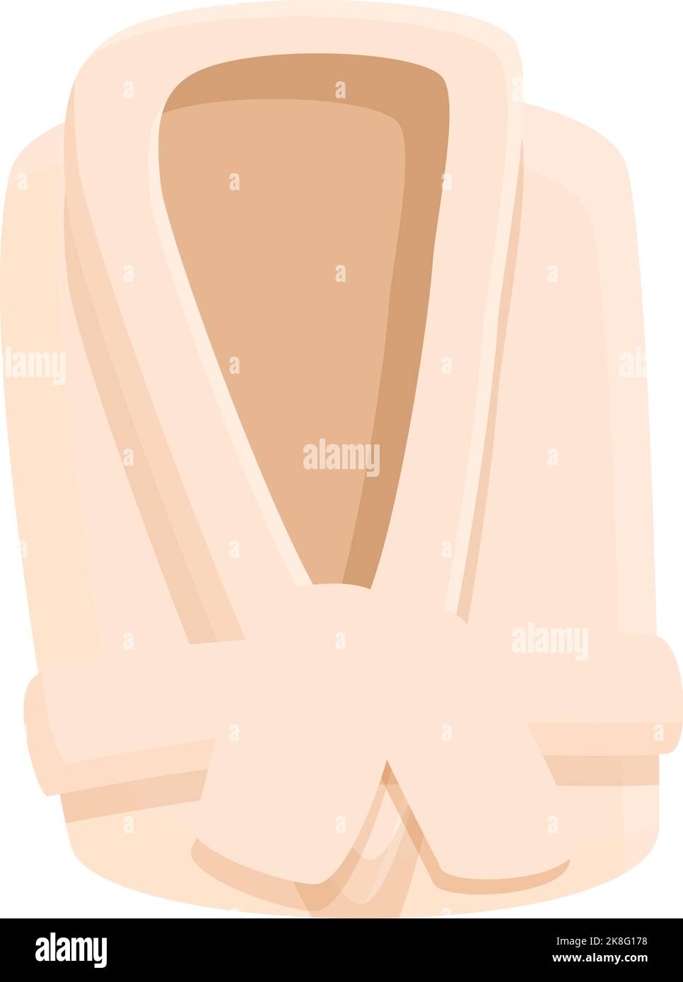 Cotton robe icon cartoon vector. Fabric bath. Home spa Stock Vector ...