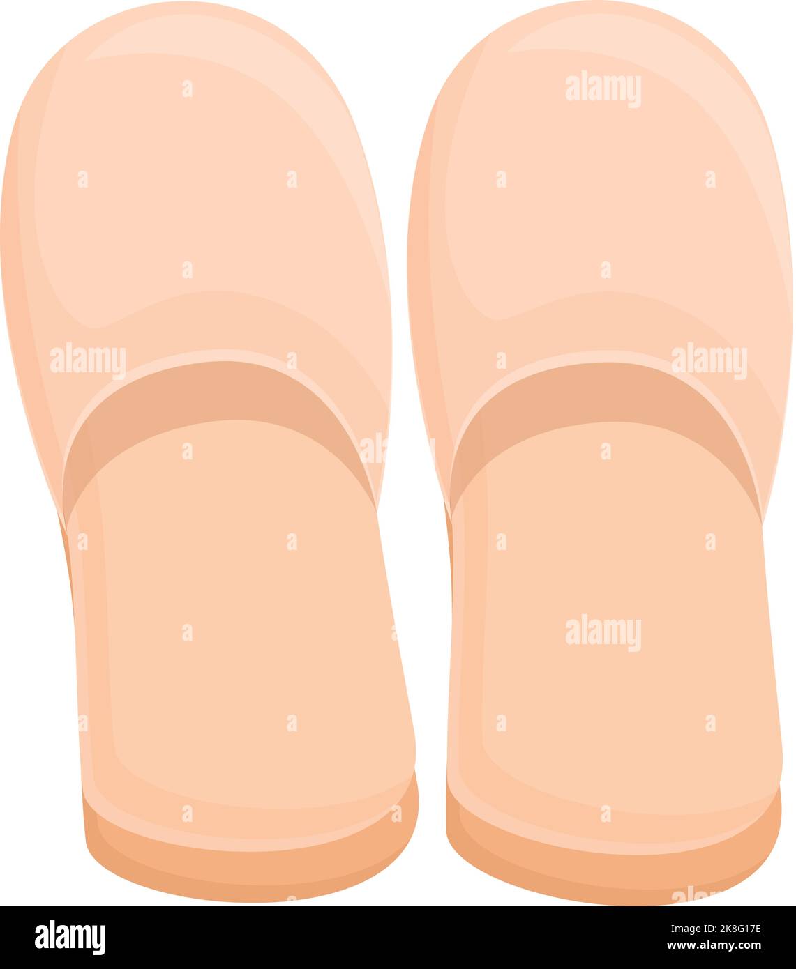 Clean slippers icon cartoon vector. Cloth blanket. Bath soft Stock ...
