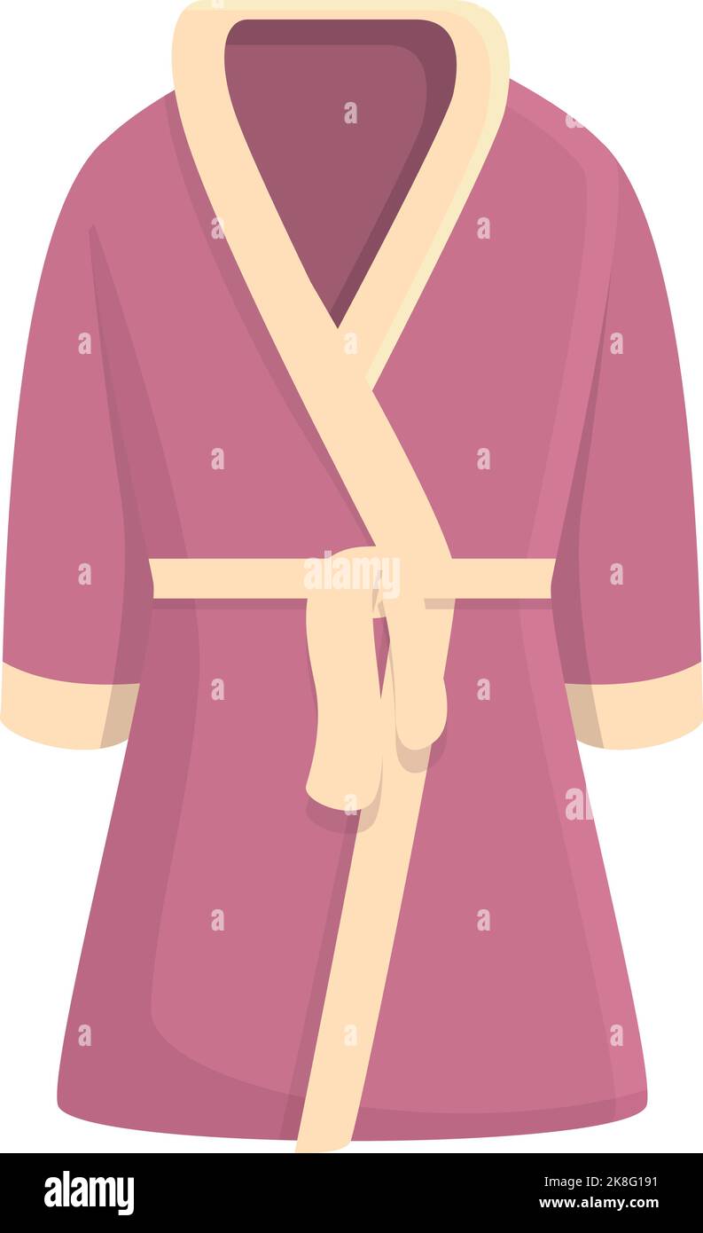 Home robe icon cartoon vector. Cloth blanket. Towel fabric Stock Vector ...