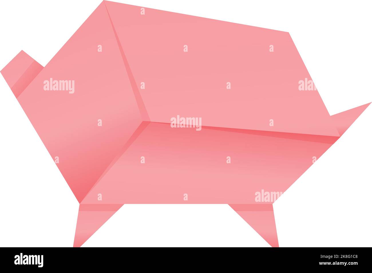 Pig polygon Stock Vector Images - Alamy