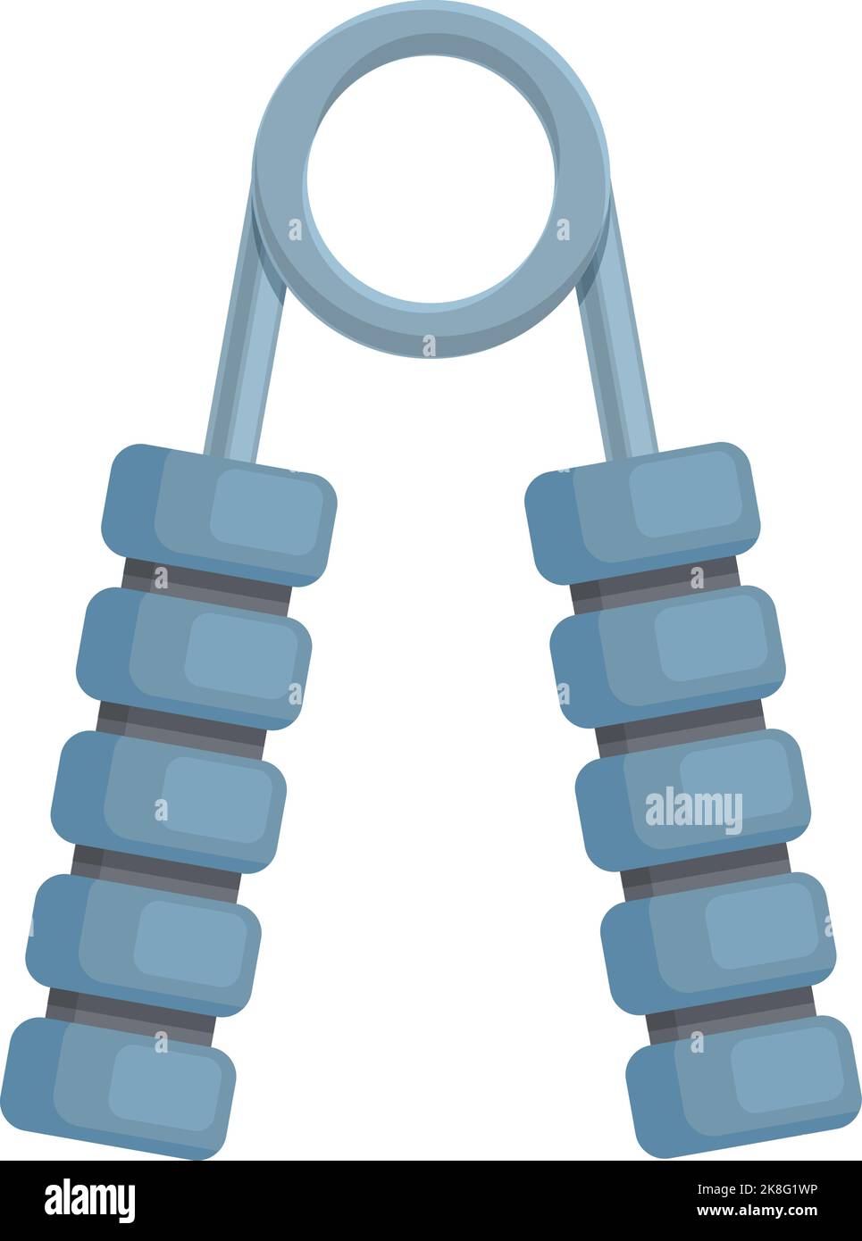 Steel espander icon cartoon vector. Hand grip. Sport trainer Stock ...